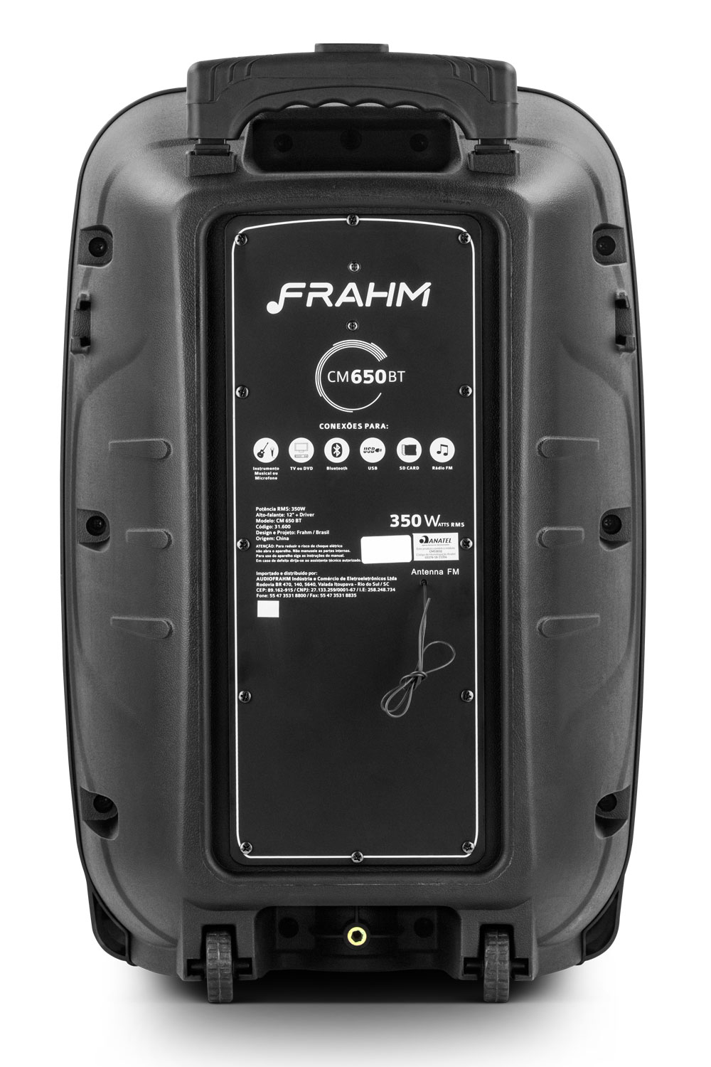 Caixa Amplificada Multiuso Frahm- CM 650 BT - Frahm