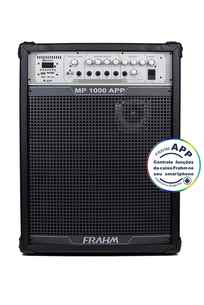 Caixa Amplificada Multiuso Frahm- MP 1000 APP - Frahm