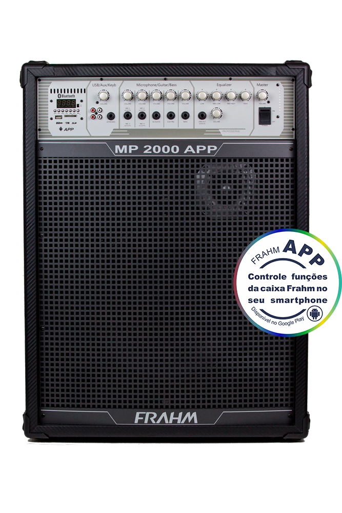 Caixa Amplificada Multiuso Frahm – MP 2000 APP - Frahm
