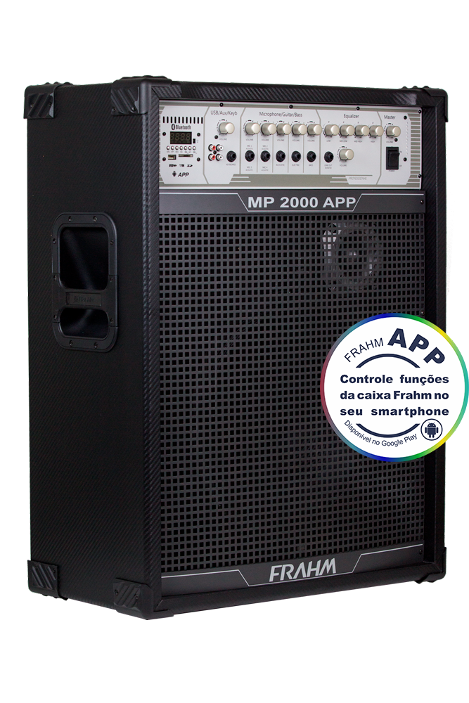 Caixa Amplificada Multiuso Frahm – MP 2000 APP - Frahm