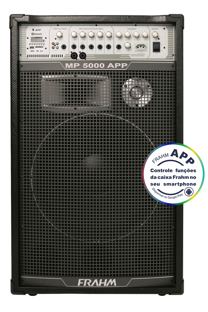 Caixa Amplificada Multiuso Frahm – MP 5000 APP - Frahm